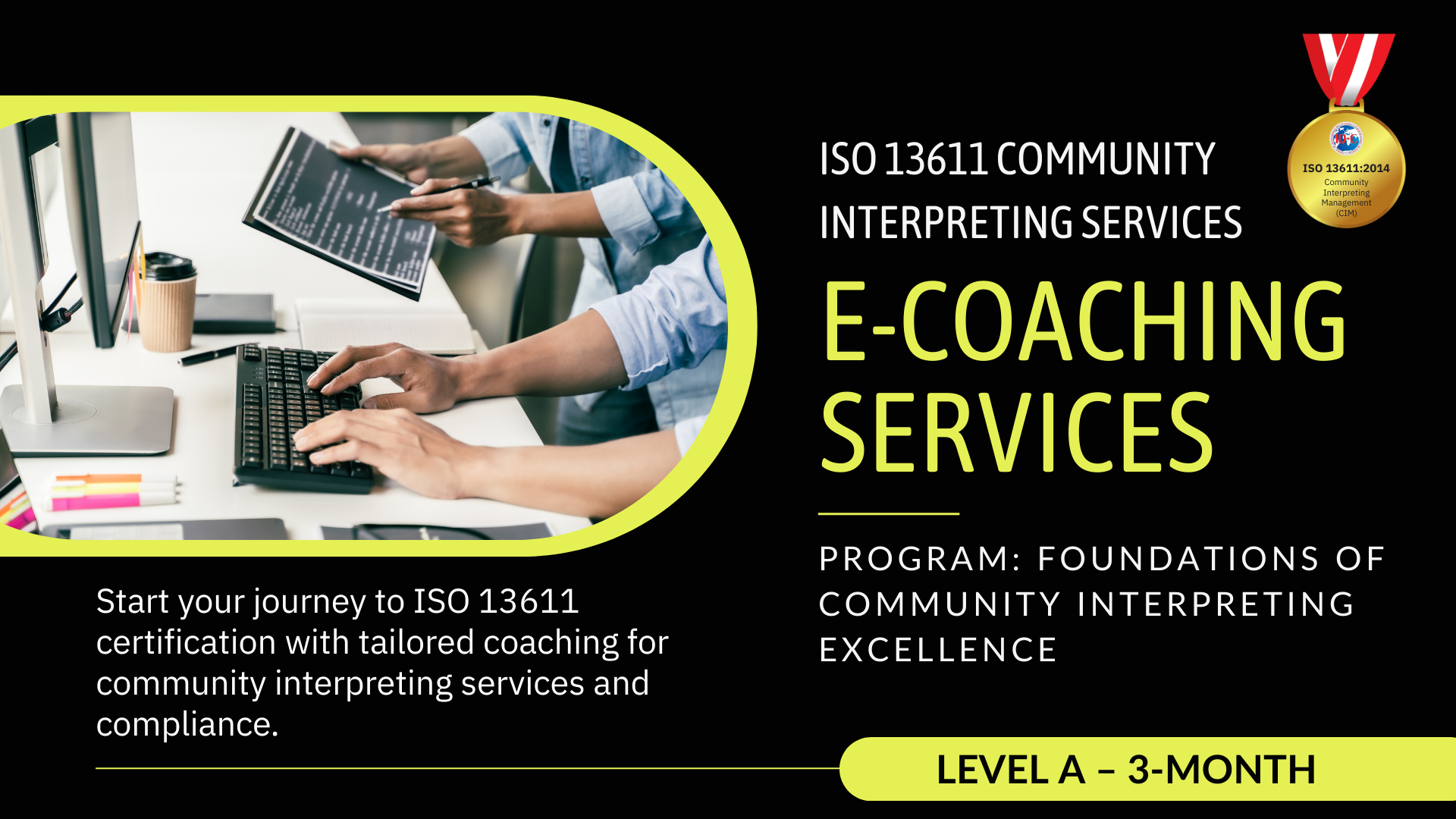 ISO 13611 e-Coaching Level A - Academy IQC Vienna