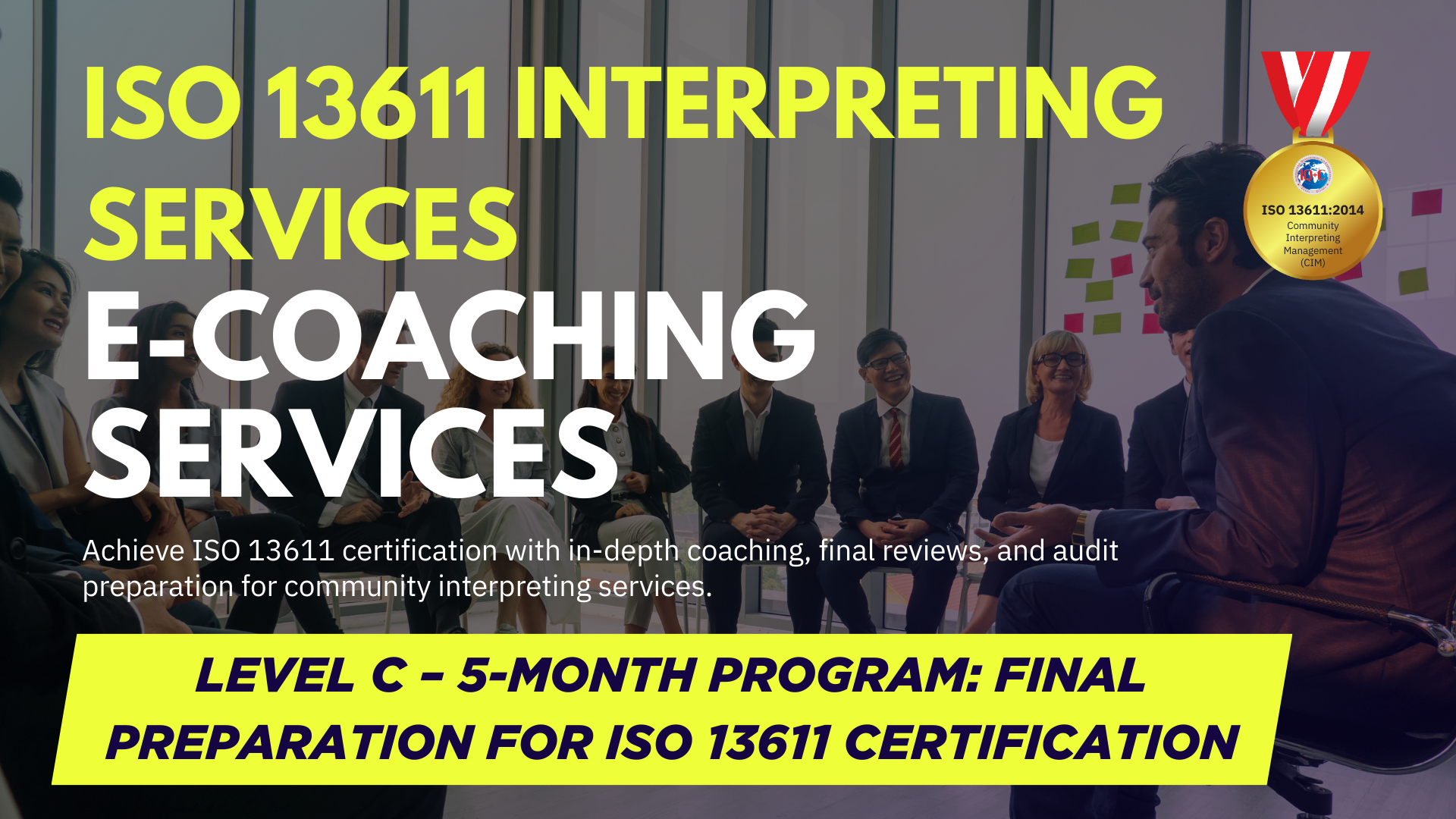 ISO 13611 e-coaching Level C - Academy IQC Vienna
